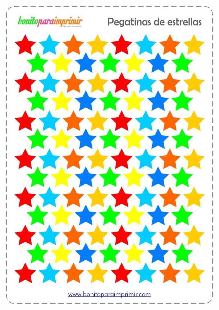 Estrellas para imprimir - BONITO PARA IMPRIMIR