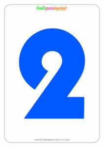 Numeros de colores - BONITO PARA IMPRIMIR