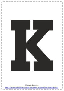 Letras mayusculas de color negro 🥇 【Para preescolar PDF】📒