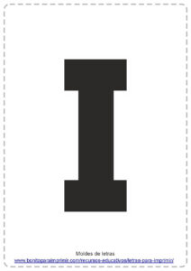 Letras mayusculas de color negro 🥇 【Para preescolar PDF】📒