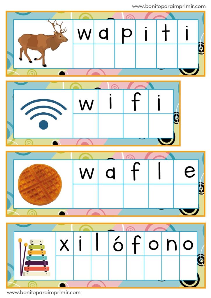 TARJETAS DE LECTOESCRITURA - BONITO PARA IMPRIMIR