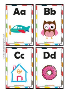 Tarjetas abecedario 🥇 【Actividades en PDF】📒